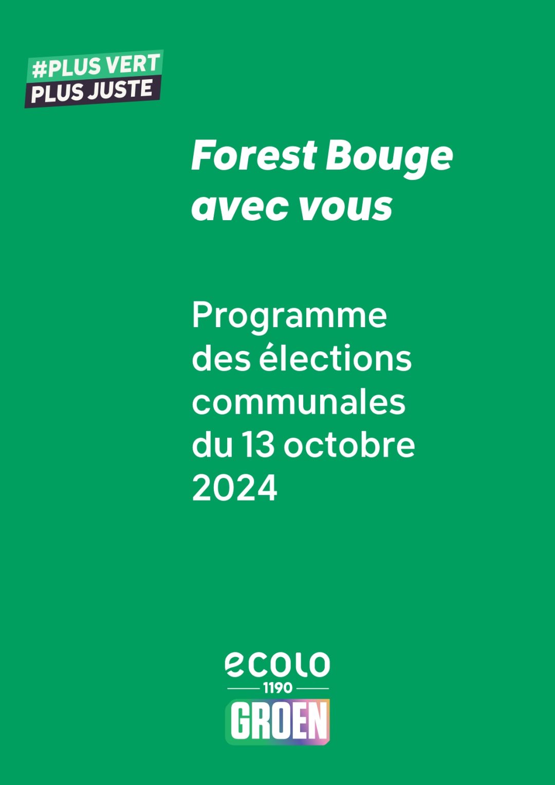 Notre programme – Ecolo Forest 2024